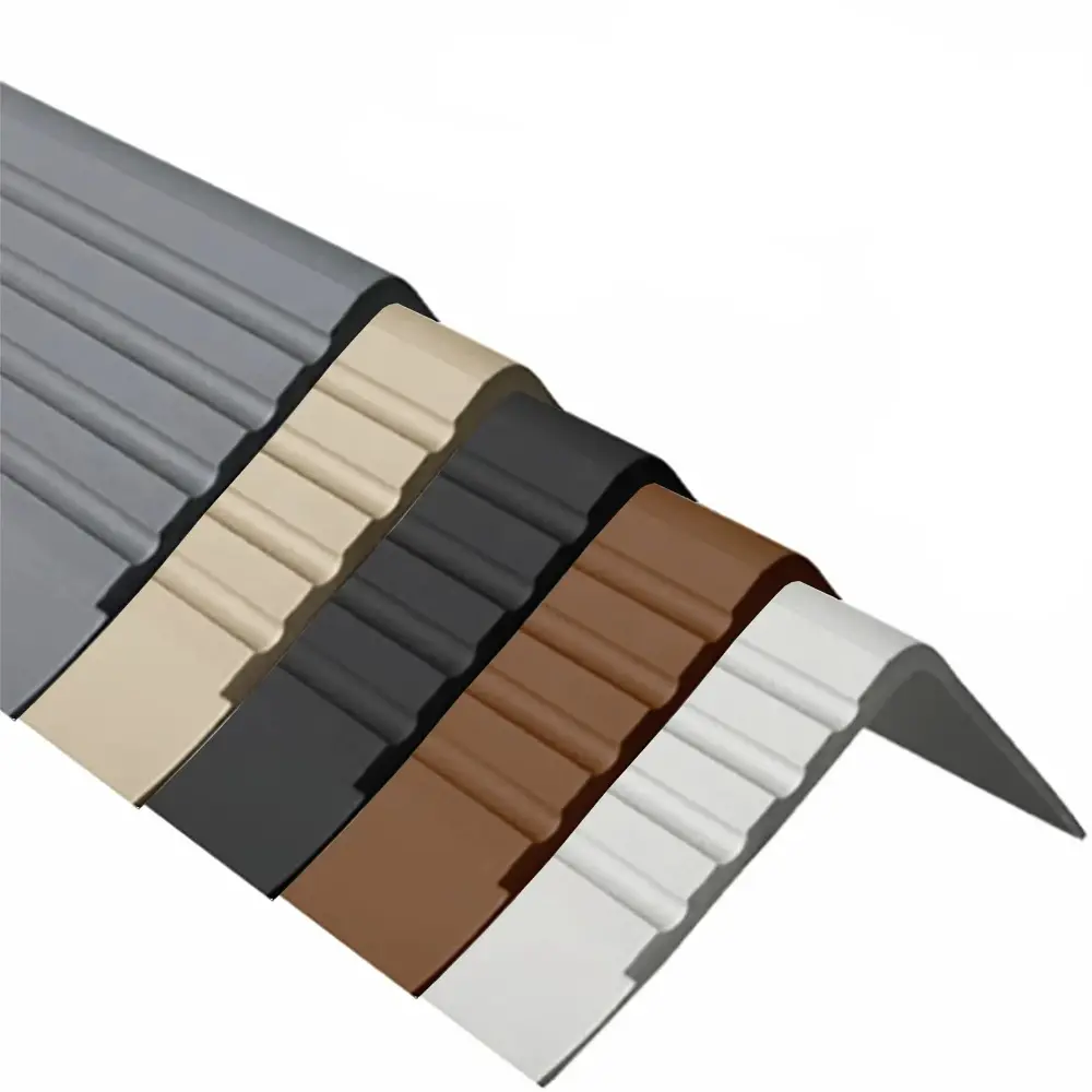 Anti-Slip Stair Nosing | 40x40mm Rubber PVC Trim | Diyfixups