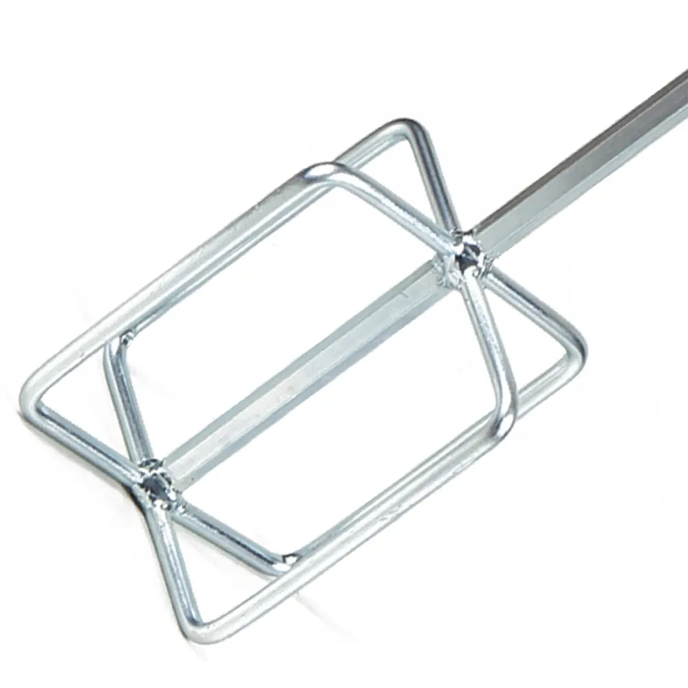 Gypsum Mixing Paddle | 130x600x10mm HEX Thread | Diyfixups