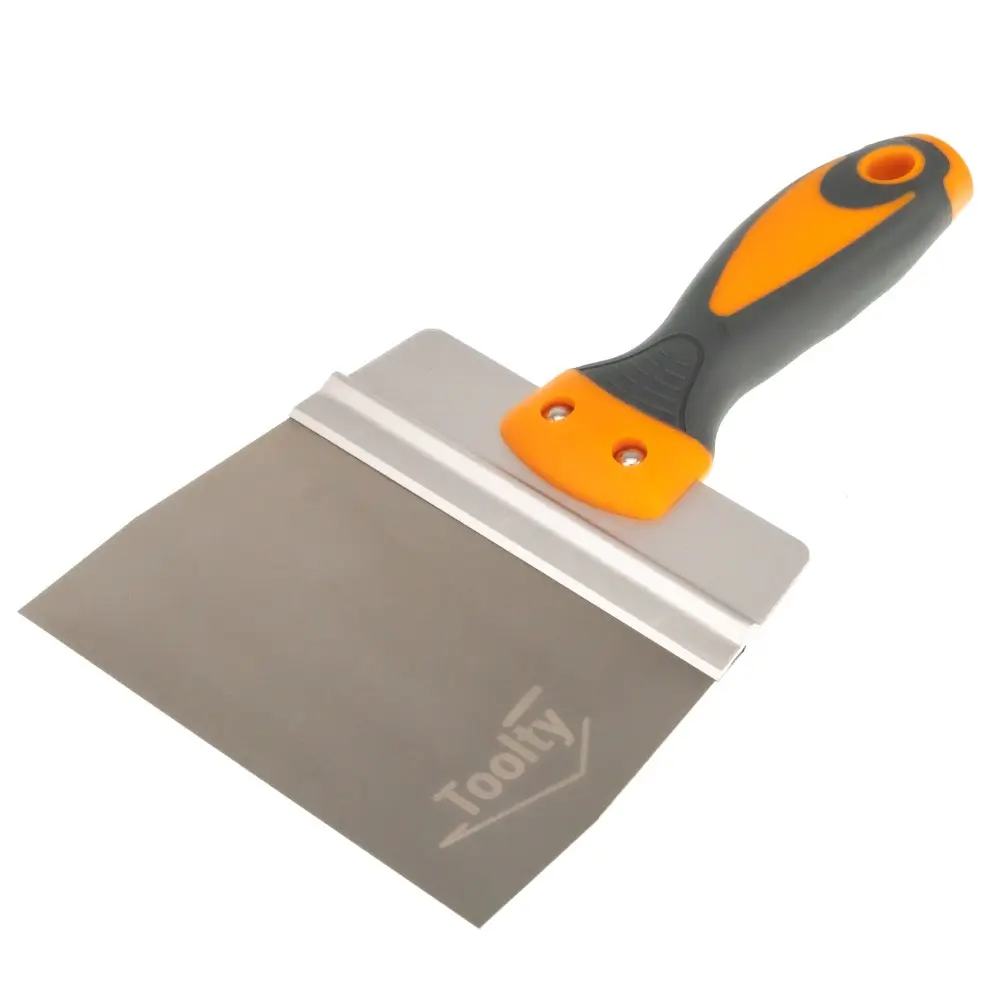Steel Spatula Rubber Handle Various Sizes Diyfixups