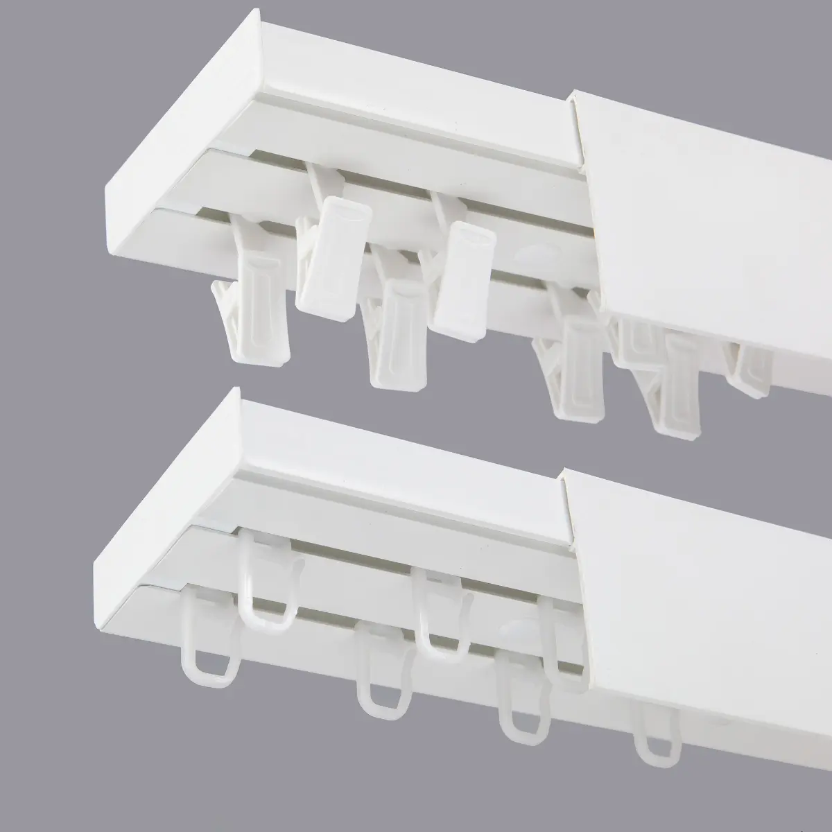 Curtain Rail Track | PCV Ceiling Set With Cover | Diyfixups