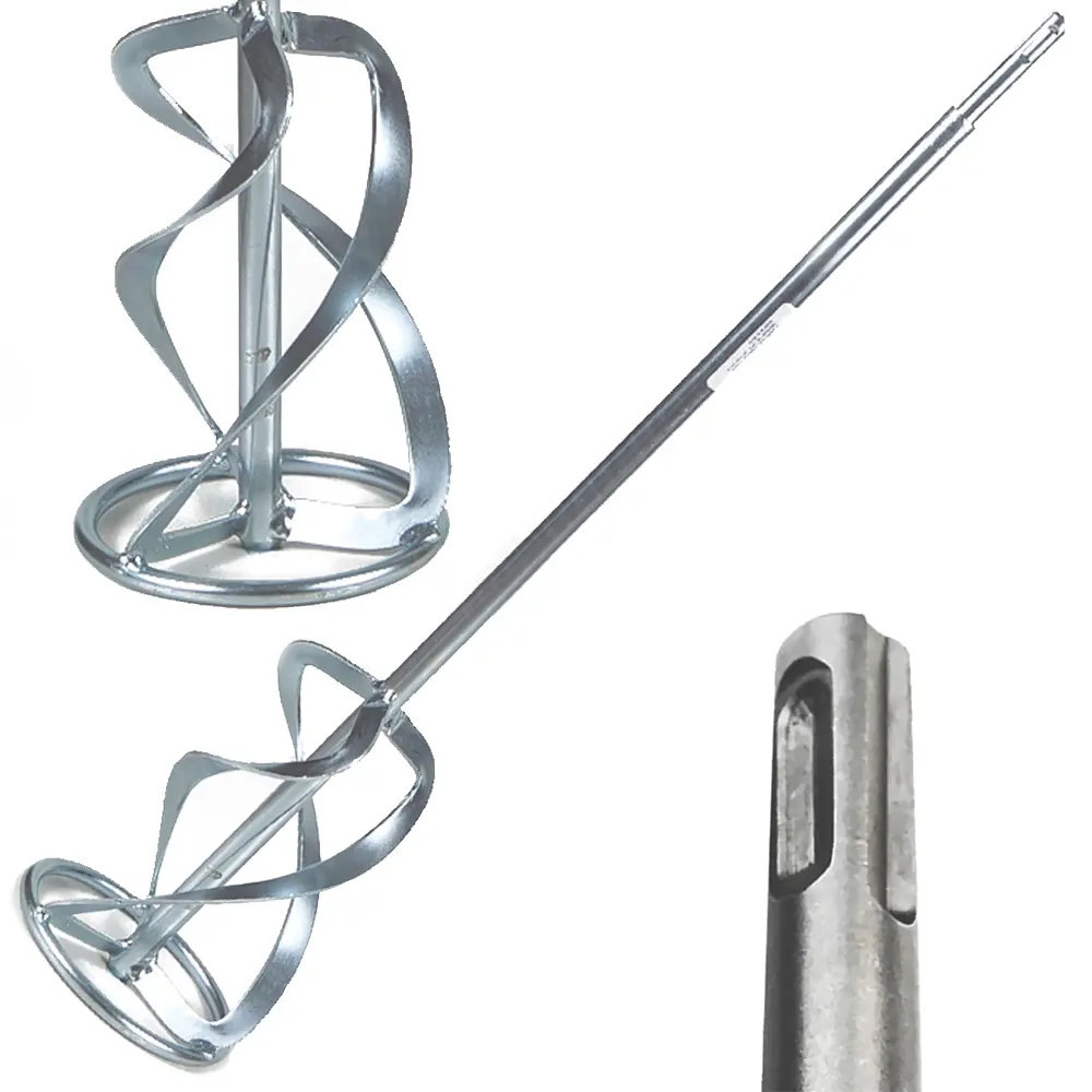 SDS+ Galvanized Mixer | 120×600/750mm Pro Whisk | Diyfixups